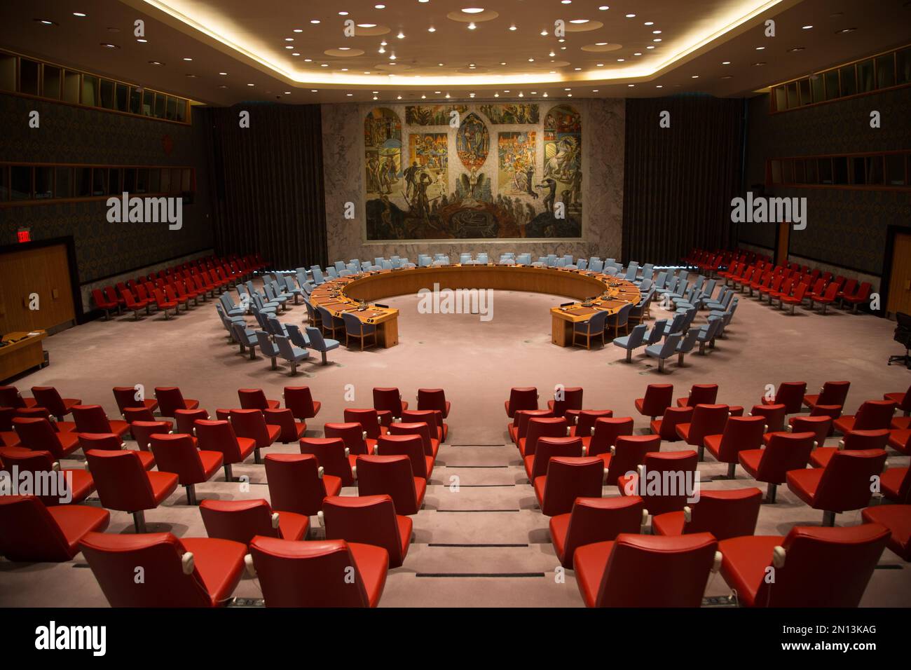 Security council hall hi-res stock photography and images - Alamy