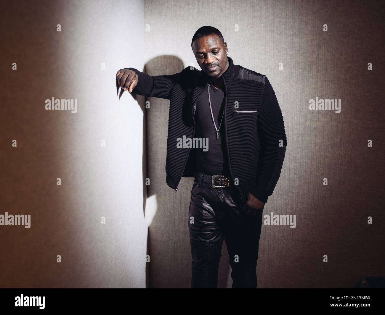 In this Wednesday, Oct. 21, 2015 photo, Akon poses for a portrait in ...