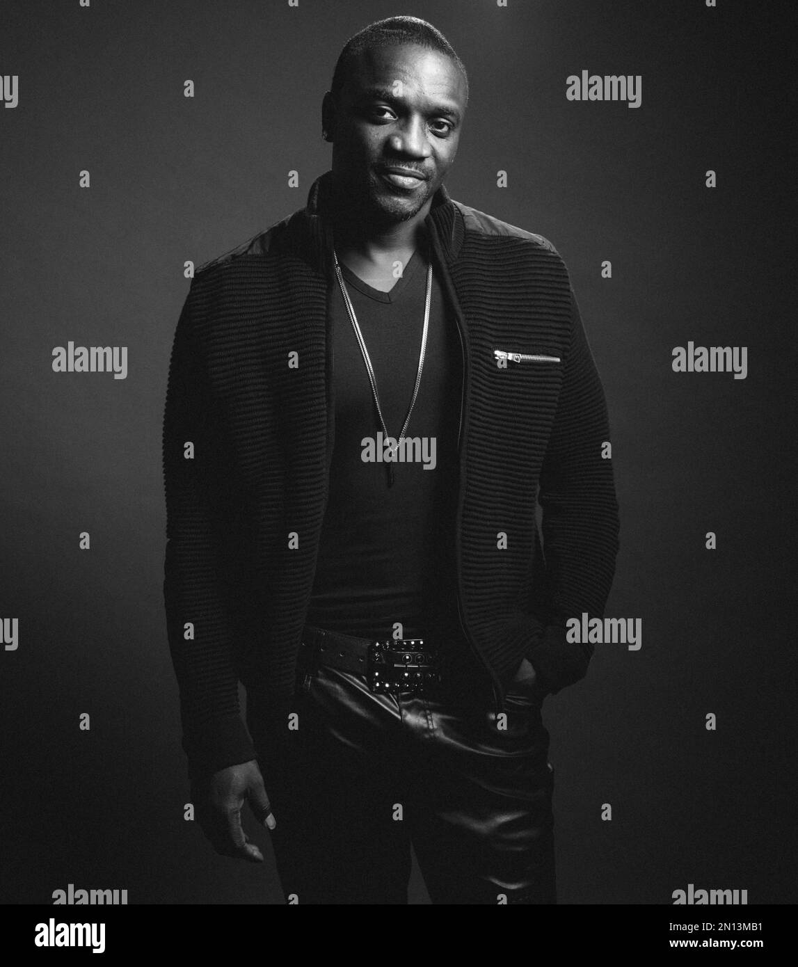 In this Wednesday, Oct. 21, 2015 photo, Akon poses for a portrait in ...