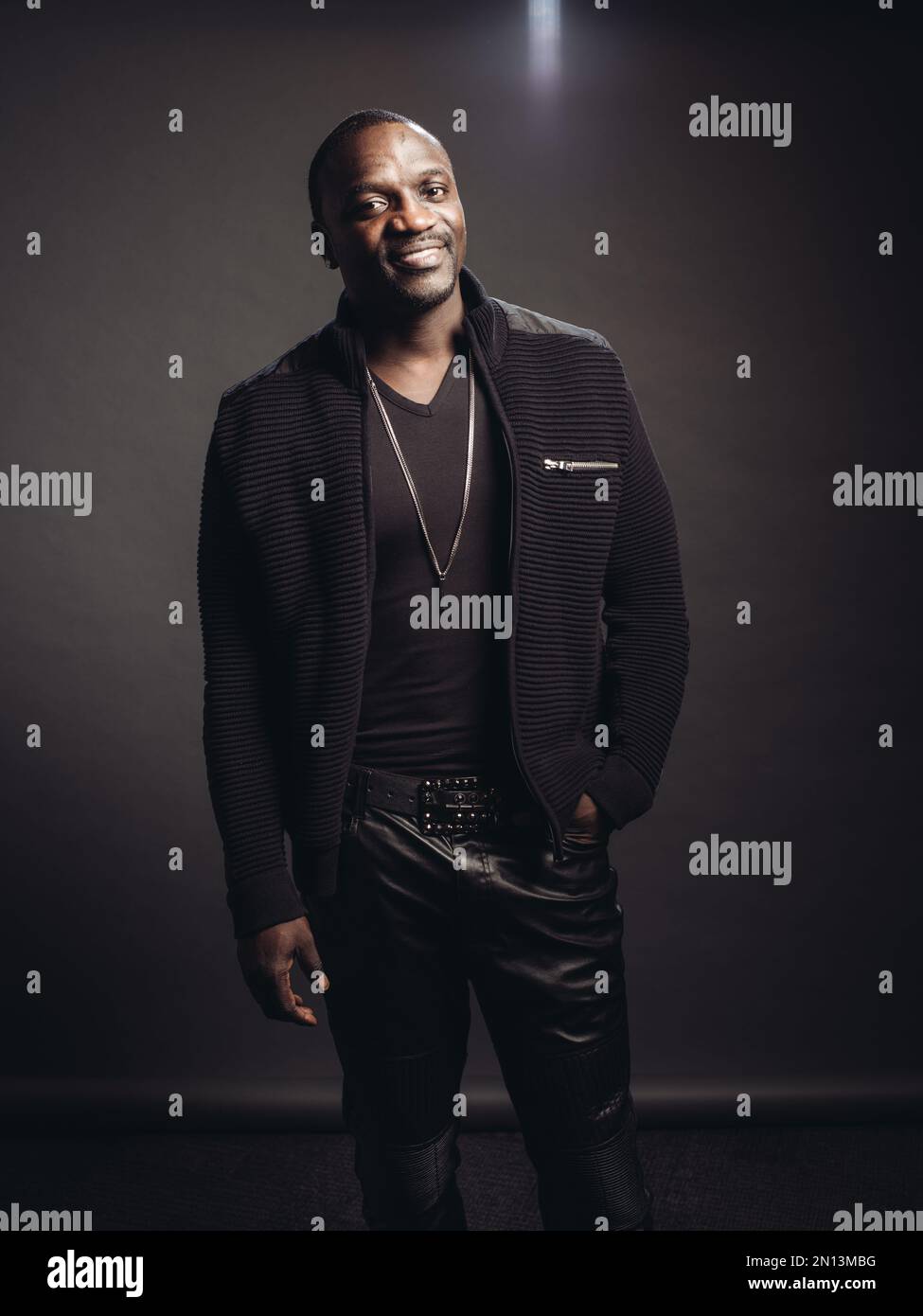 In this Wednesday, Oct. 21, 2015 photo, Akon poses for a portrait in ...