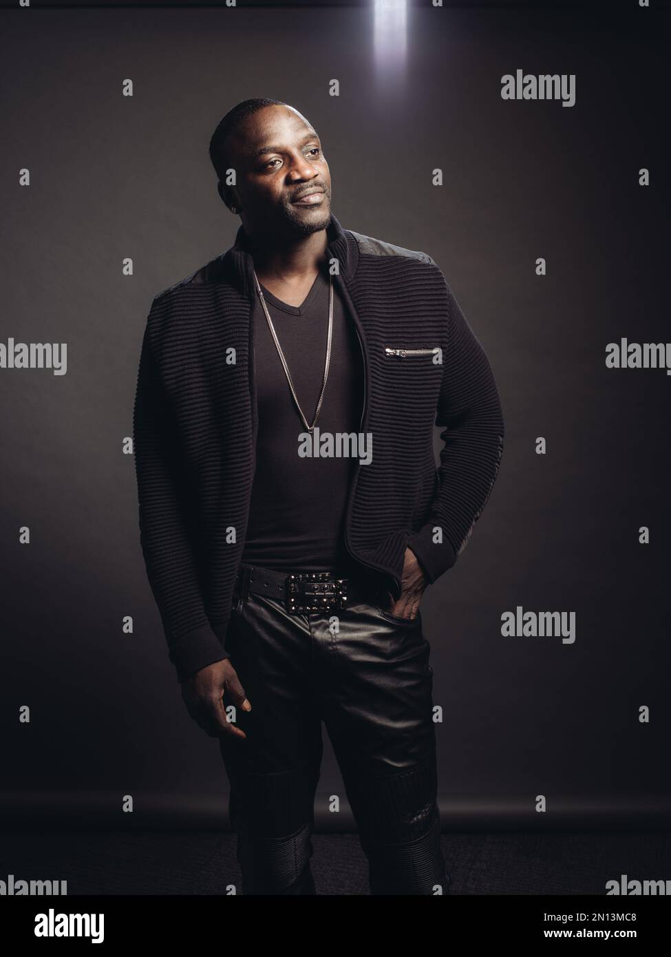 In this Wednesday, Oct. 21, 2015 photo, Akon poses for a portrait in ...