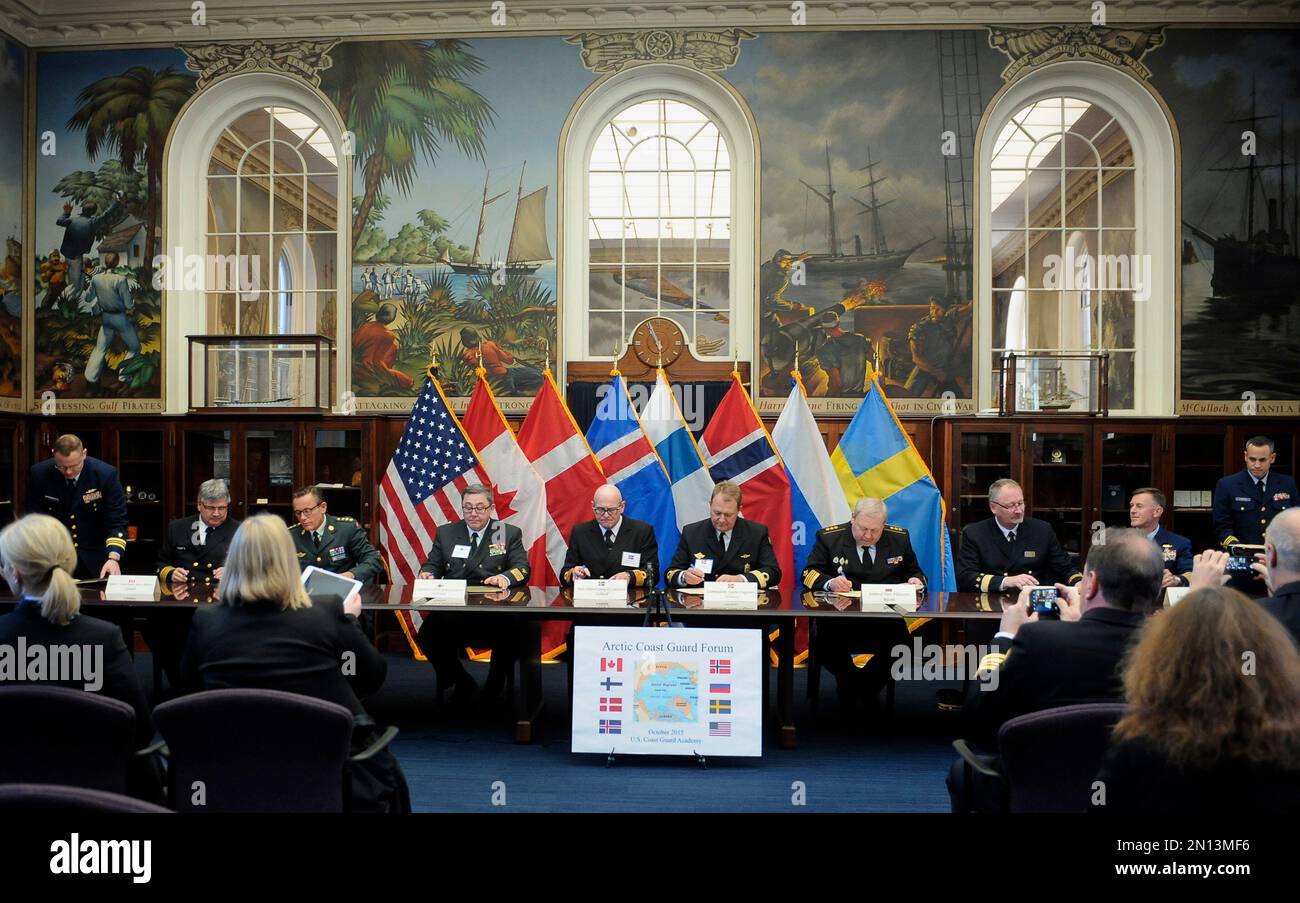 Coast guard leaders from Arctic nations sign a pledge to strengthen ...