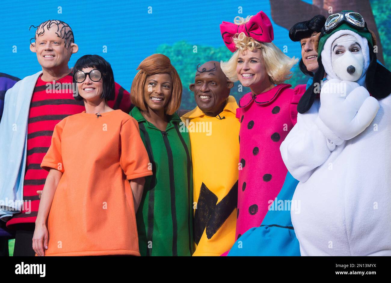 Carson Daly, from left, Natalie Morales, Tamron Hall, Al Roker ...