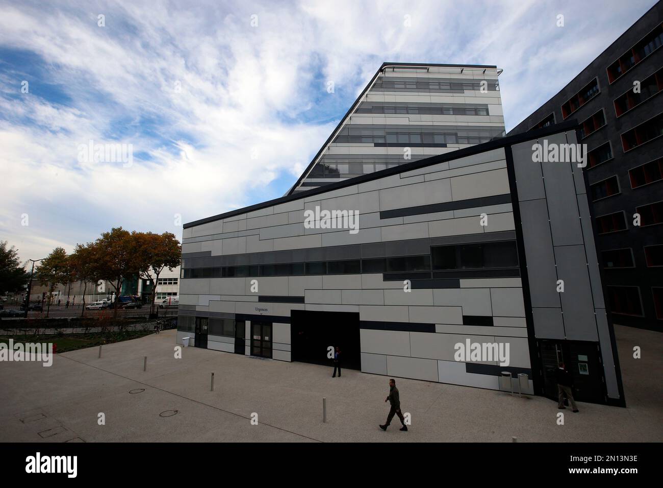 General view of the emergency health center inside of the new building ...