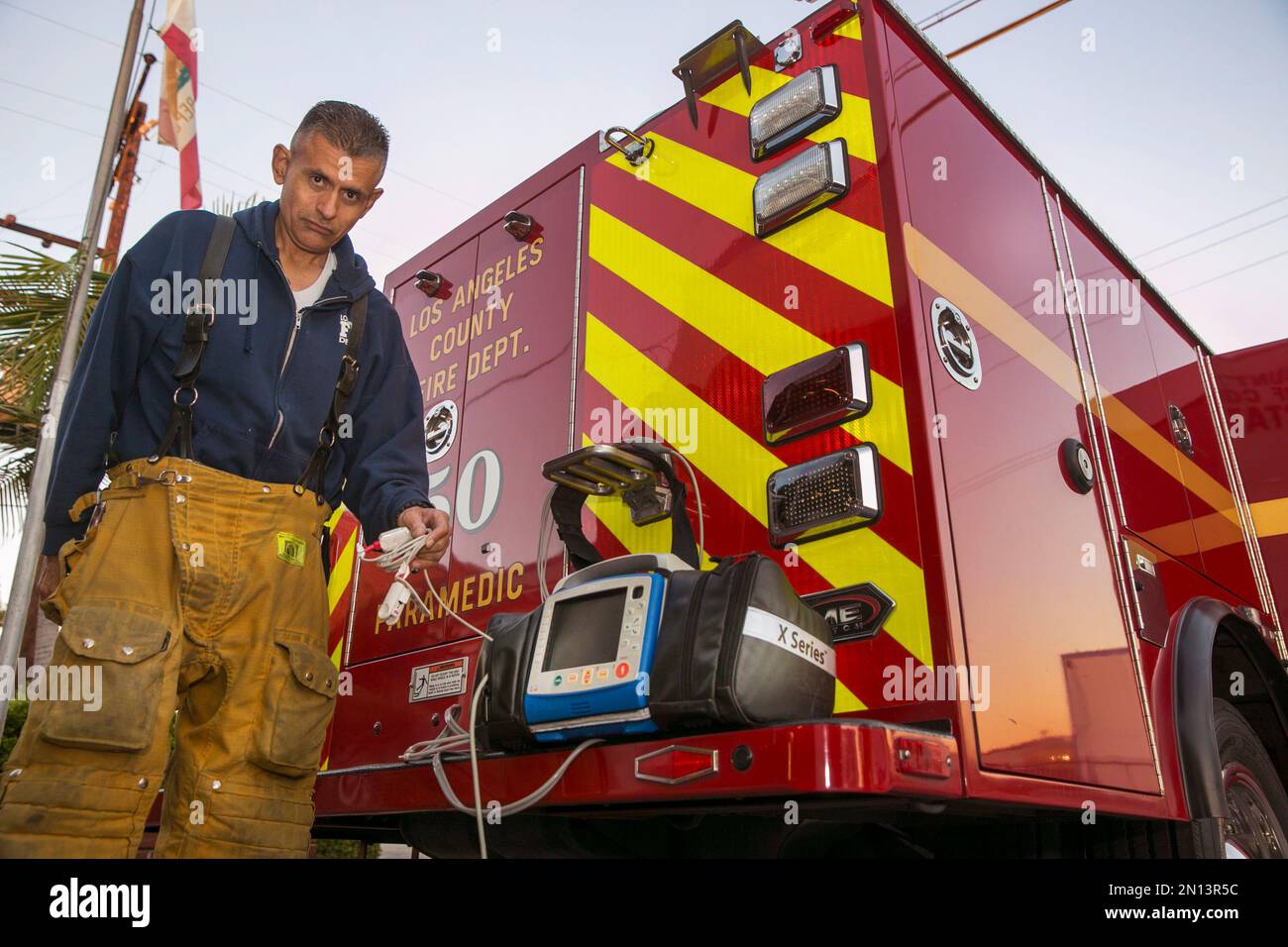 Los Angeles County Fire Department firefighter paramedic Vincent ...