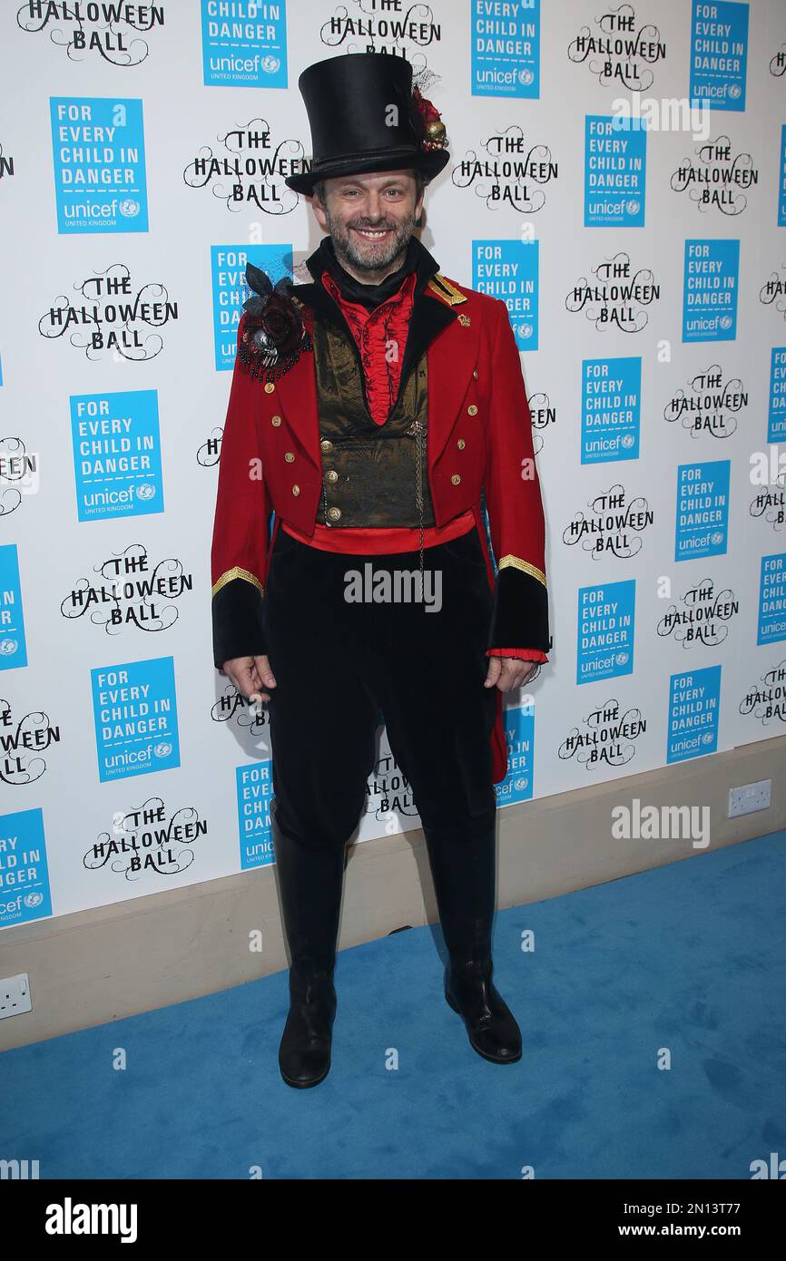 Michael Sheen poses for photographers on arrival for the Unicef ...
