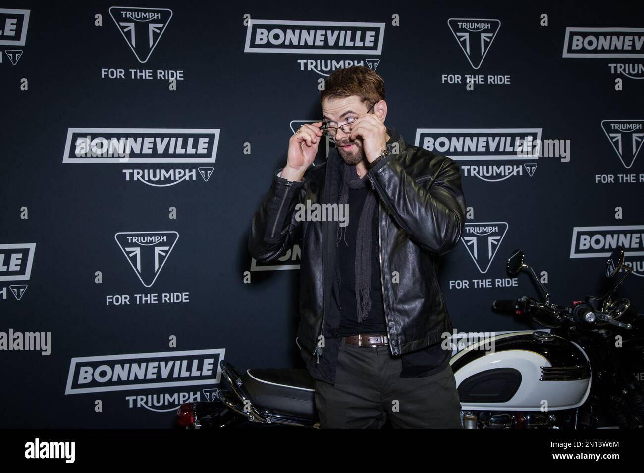 Kellan Lutz poses for photographers upon arrival at the Triumph ...