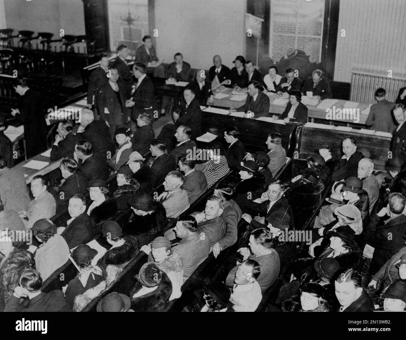 This is a general view inside the Hunterdon County courthouse in ...