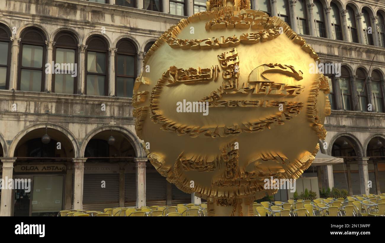 A 3D Illustration of an Art Installation commemorating the birth ...