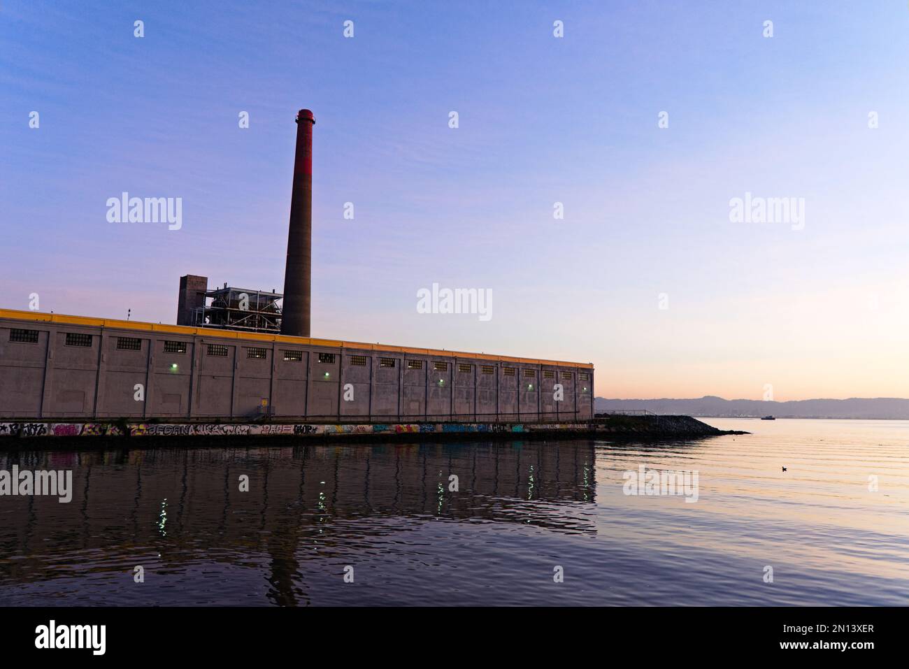 DHL Express Service Point on waterfront of San Francisco Bay. San ...