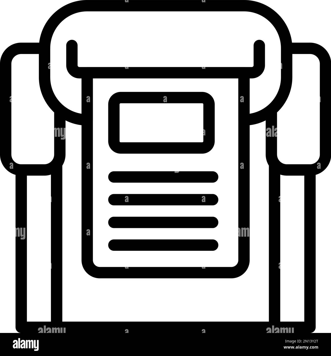 Plotter machine icon outline vector. Print format. Copy data Stock ... Plotter machine icon outline vector. Print format. Copy data Stock ...