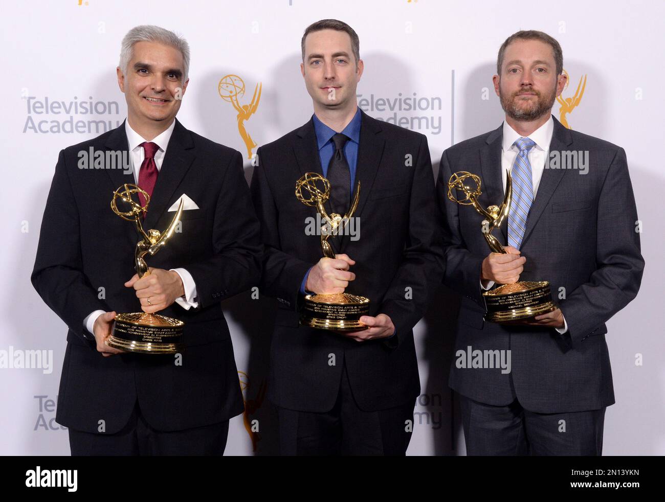 Chris King, from left, Greg Croft and Michael Sechrest pose for a ...
