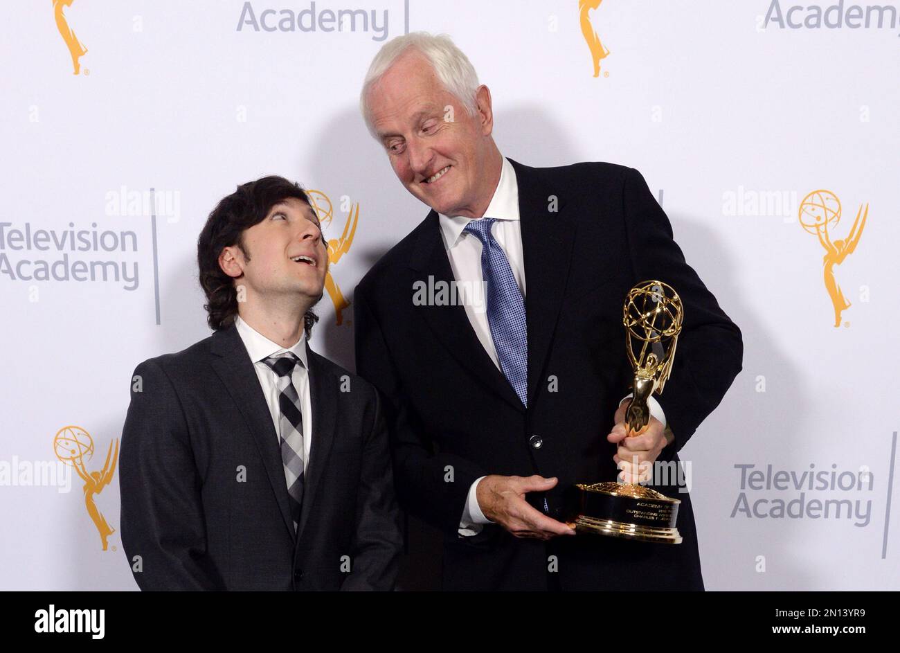 Josh Brener, left, and Garrett Brown, winner of the Charles F. Jenkins ...
