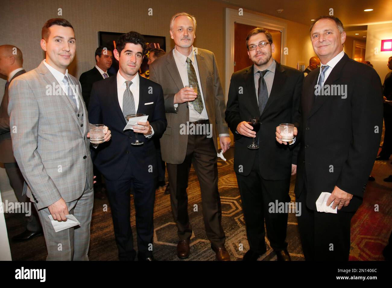 The Tiffen Company's Michael Craigs, from left, Andrew Tiffen, Robert ...