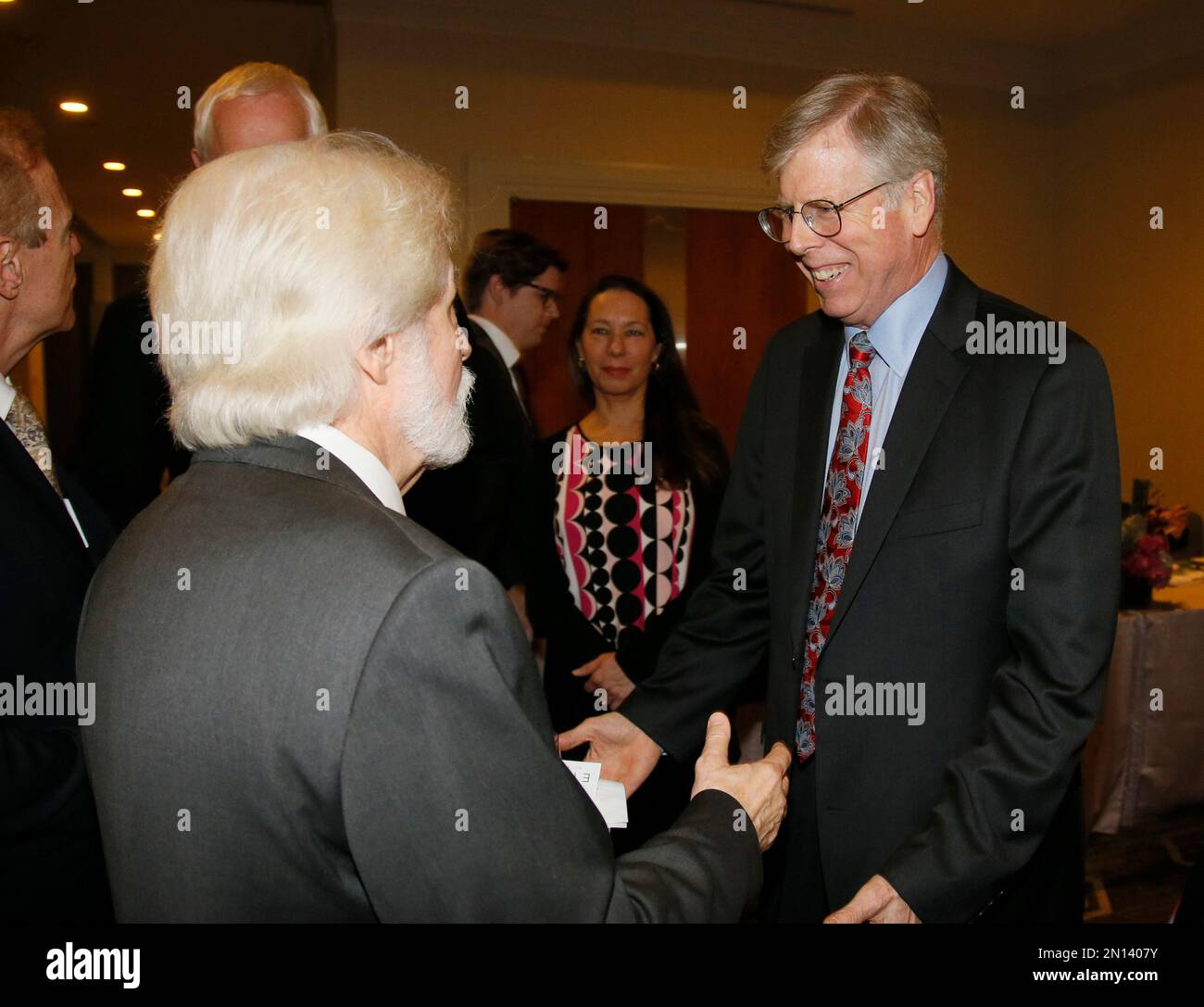 Curtis Clark, left, and Chris Cookson attend the 67th Engineering Emmy ...