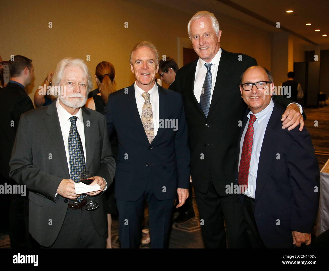 Curtis Clark, from left, Richard Crudo, Garrett Brown and Mark Bender ...