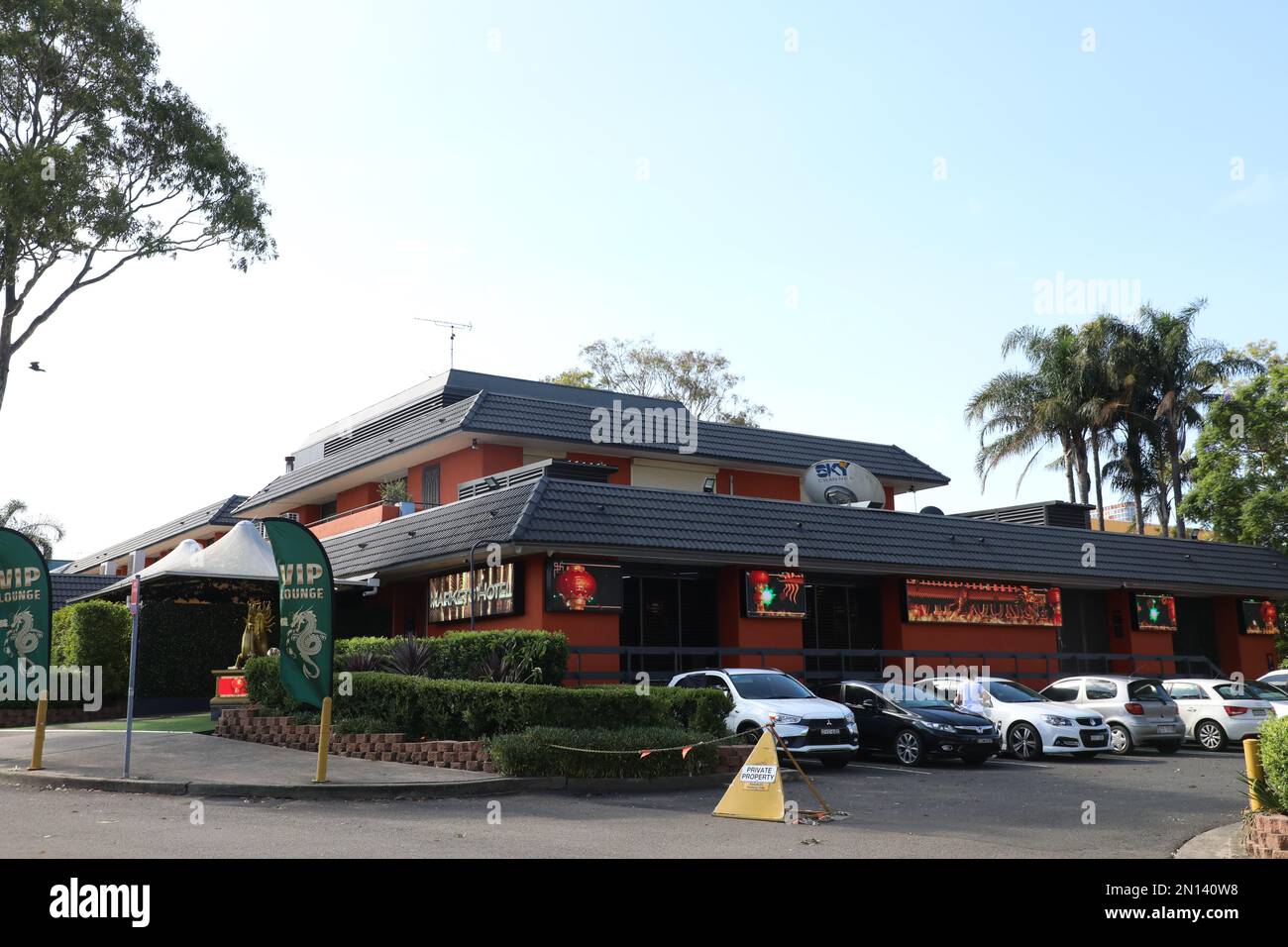 Markets Hotel, 268 Parramatta Rd, Homebush West NSW 2140 Stock Photo ...