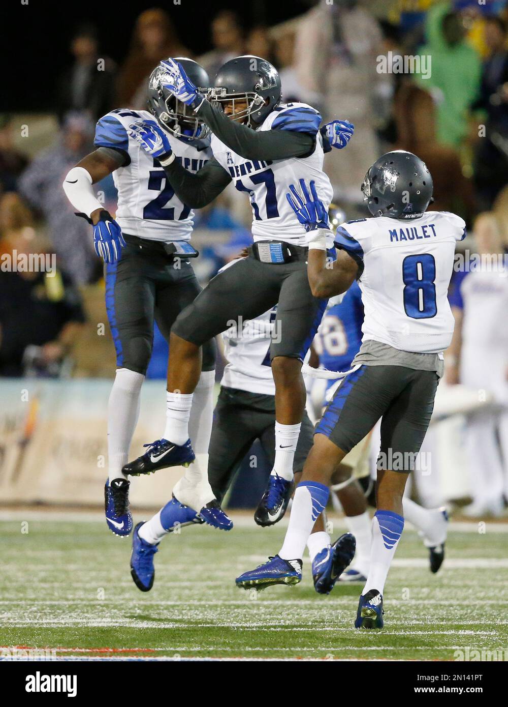 Memphis' Dion Witty (27), Chris Morley (17) and Arthur Maulet (8 ...