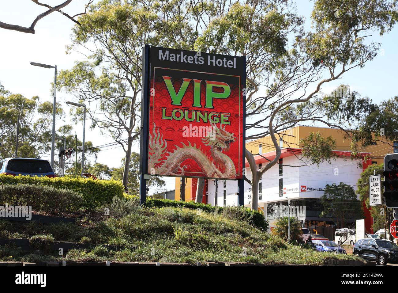 Markets Hotel, 268 Parramatta Rd, Homebush West NSW 2140 Stock Photo ...