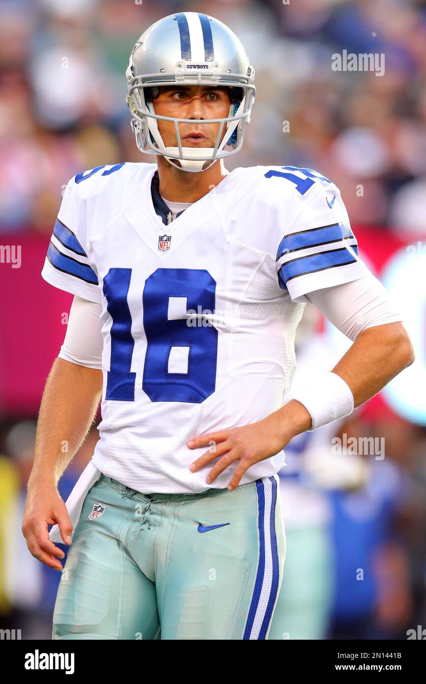 Dallas Cowboys quarterback Matt Cassel #16 against the New York Giants ...