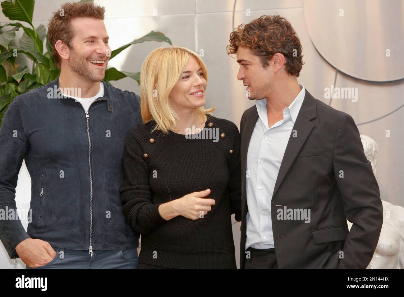 Actors from left, Bradley Cooper, Sienna Miller, and Riccardo Scamarcio ...