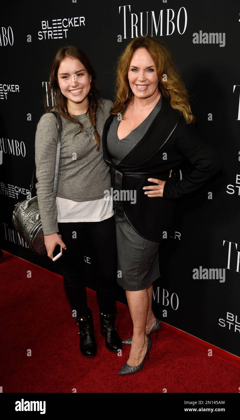 Actress Catherine Bach and her daughter Sophia pose together at the ...