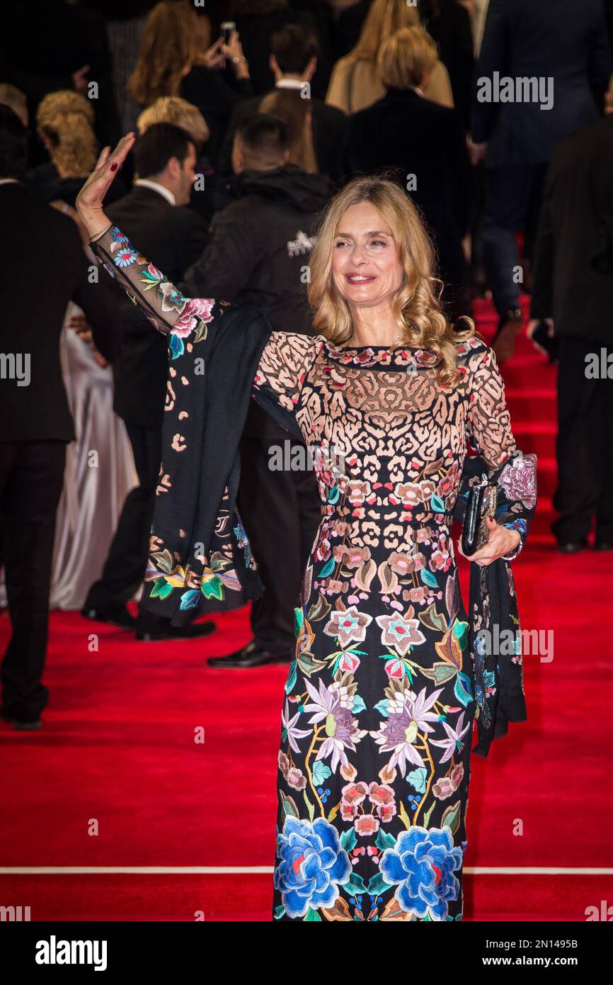 Maryam d'Abo poses for photographers upon arrival at the world premiere ...