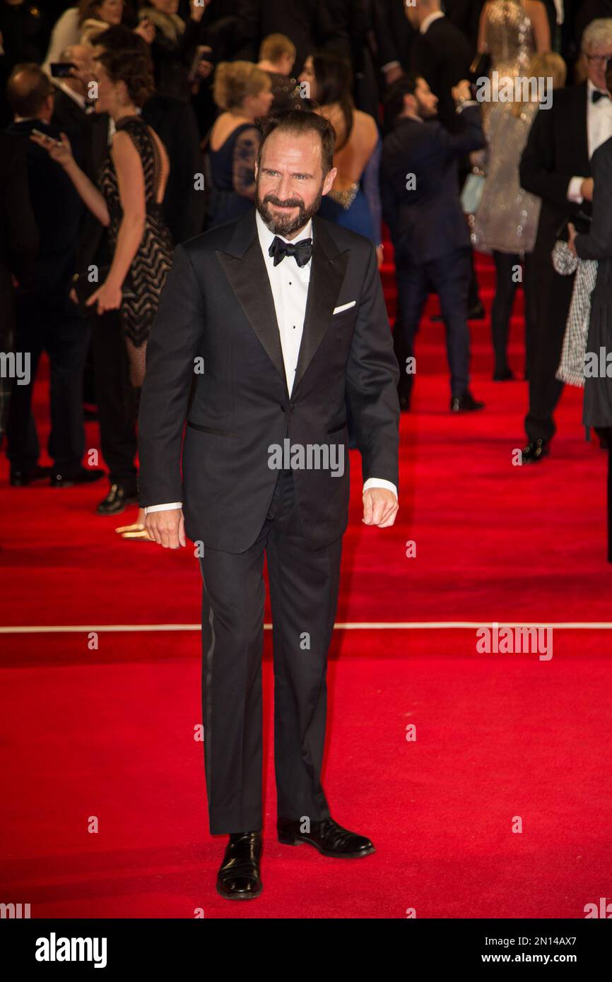 Ralph Fiennes poses for photographers upon arrival at the world ...