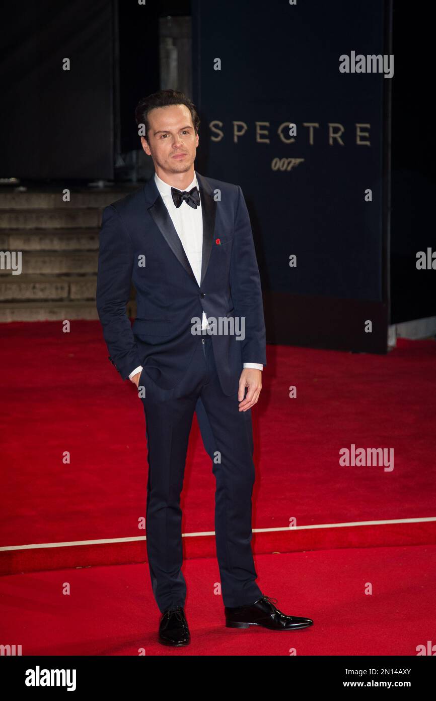 Andrew Scott poses for photographers upon arrival at the world premiere ...