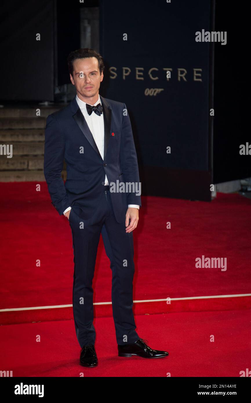 Andrew Scott poses for photographers upon arrival at the world premiere ...