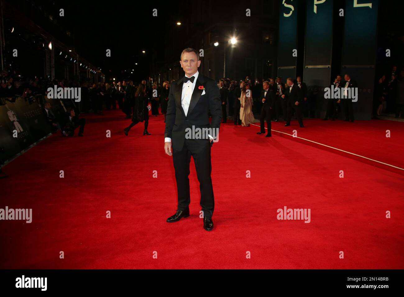 Daniel Craig poses for photographers on arrival for the World Premiere ...