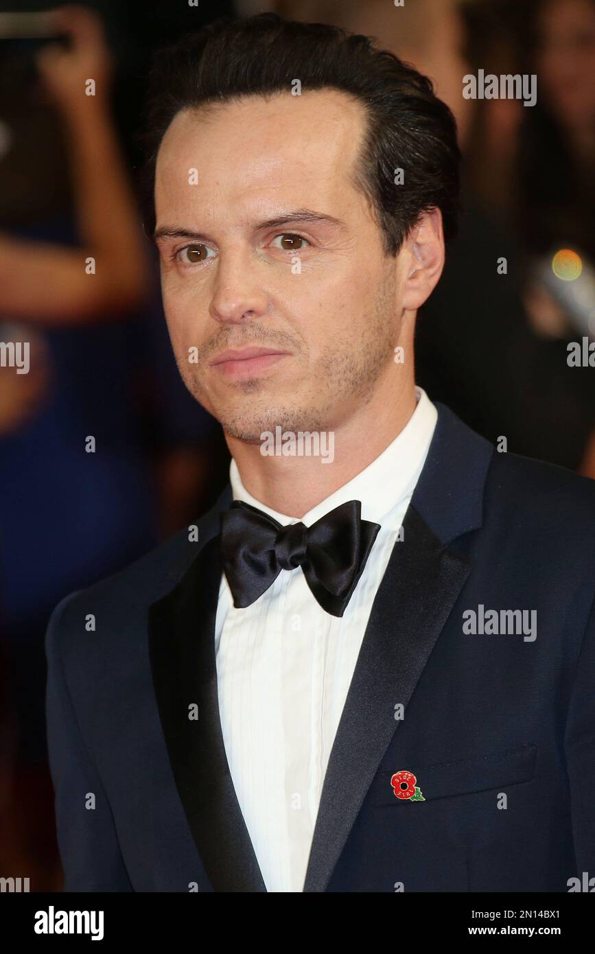 Andrew Scott poses for photographers on arrival for the World Premiere ...