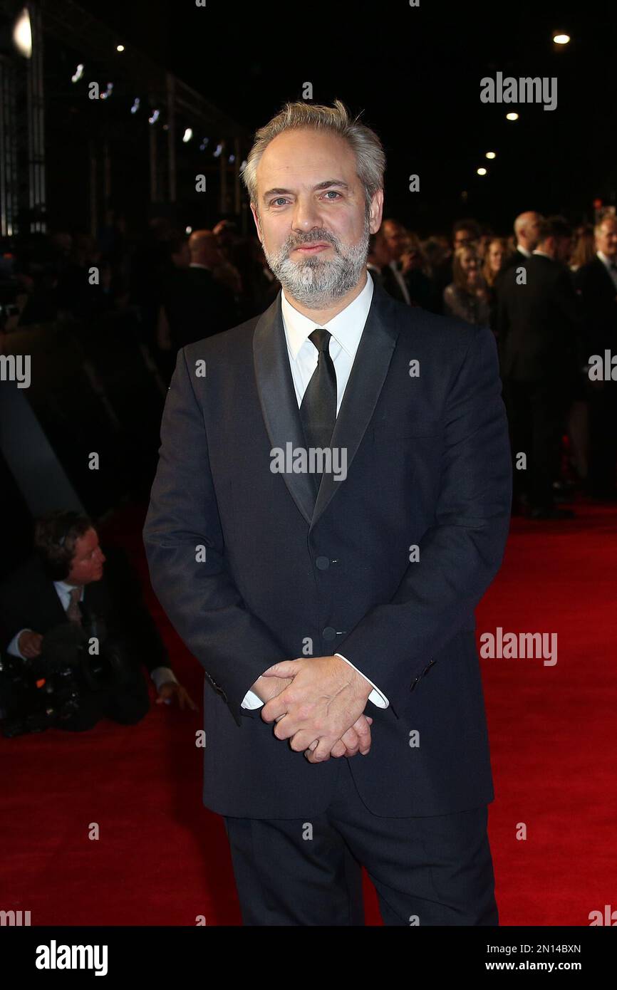 Director Sam Mendes poses for photographers on arrival for the World ...