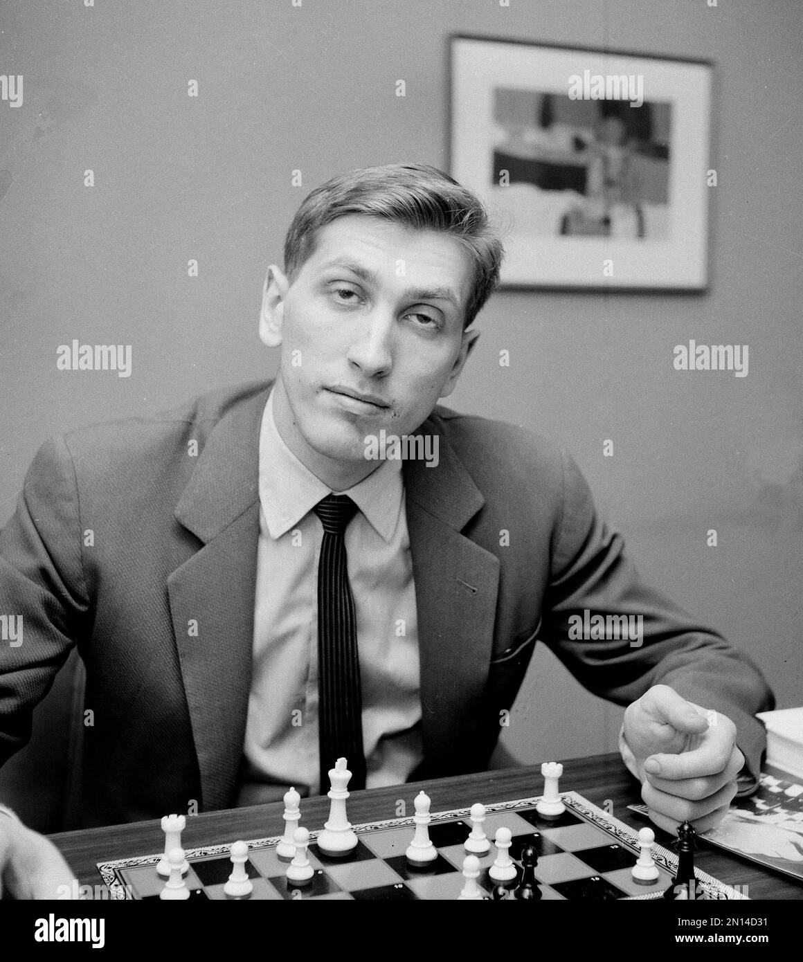Chess champion Bobby Fischer is pictured in New York, Feb. 21, 1966 ...