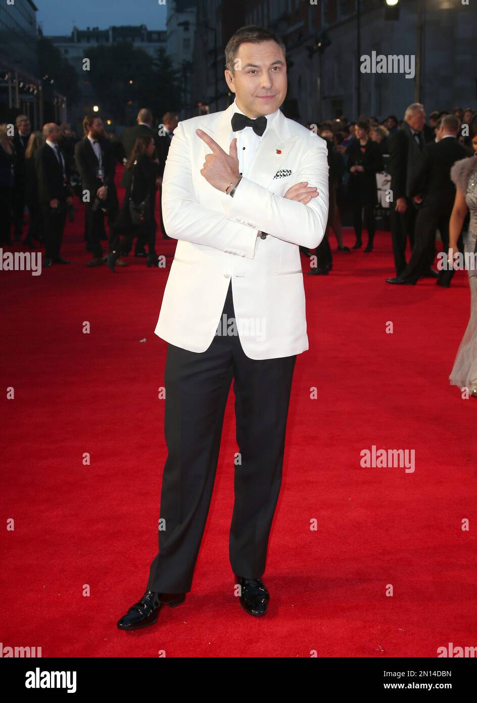 David Williams poses for photographers upon arrival for the World ...