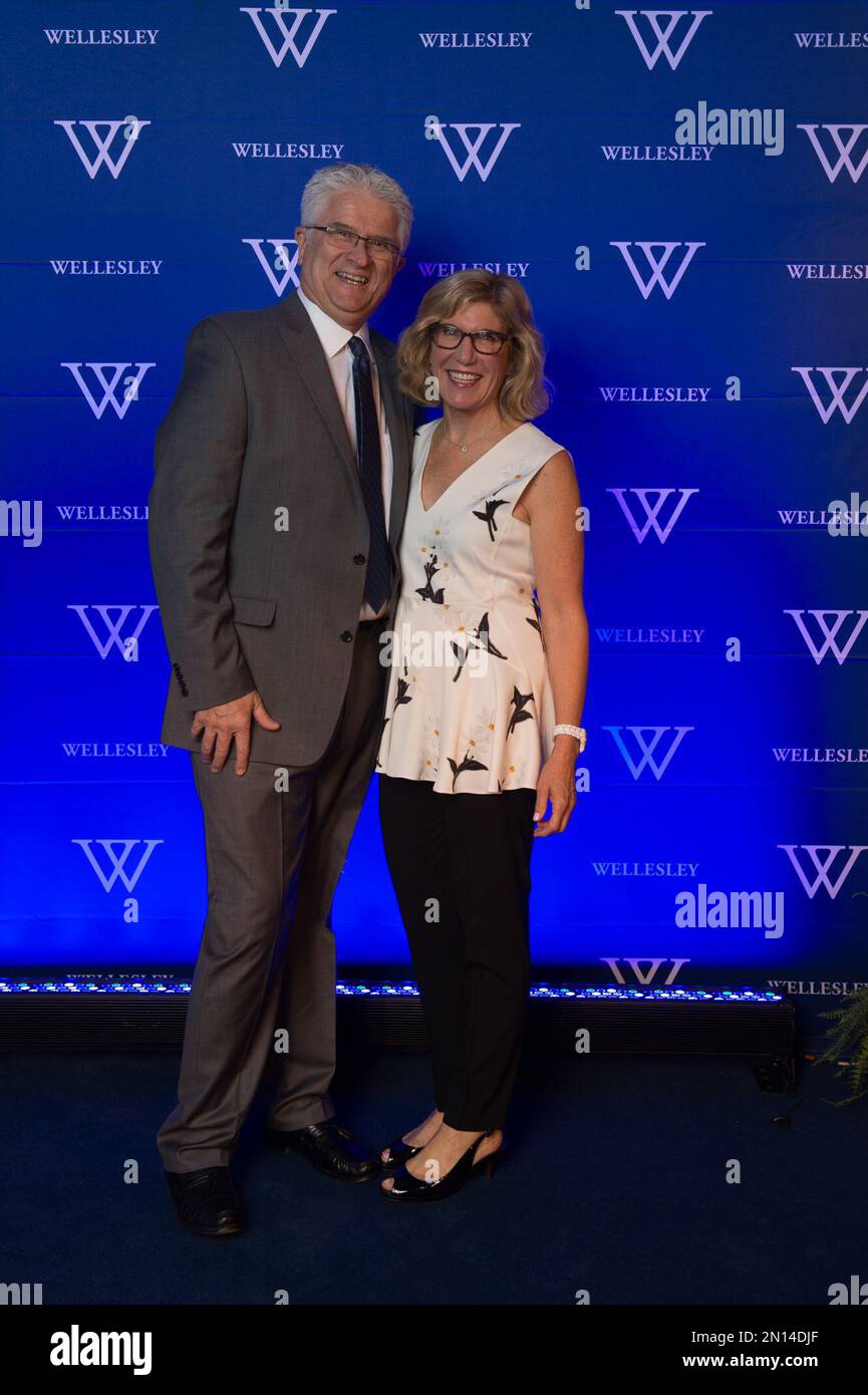 John Foster and Beth Pfeiffer ’73 at the launch of the $500 Million ...