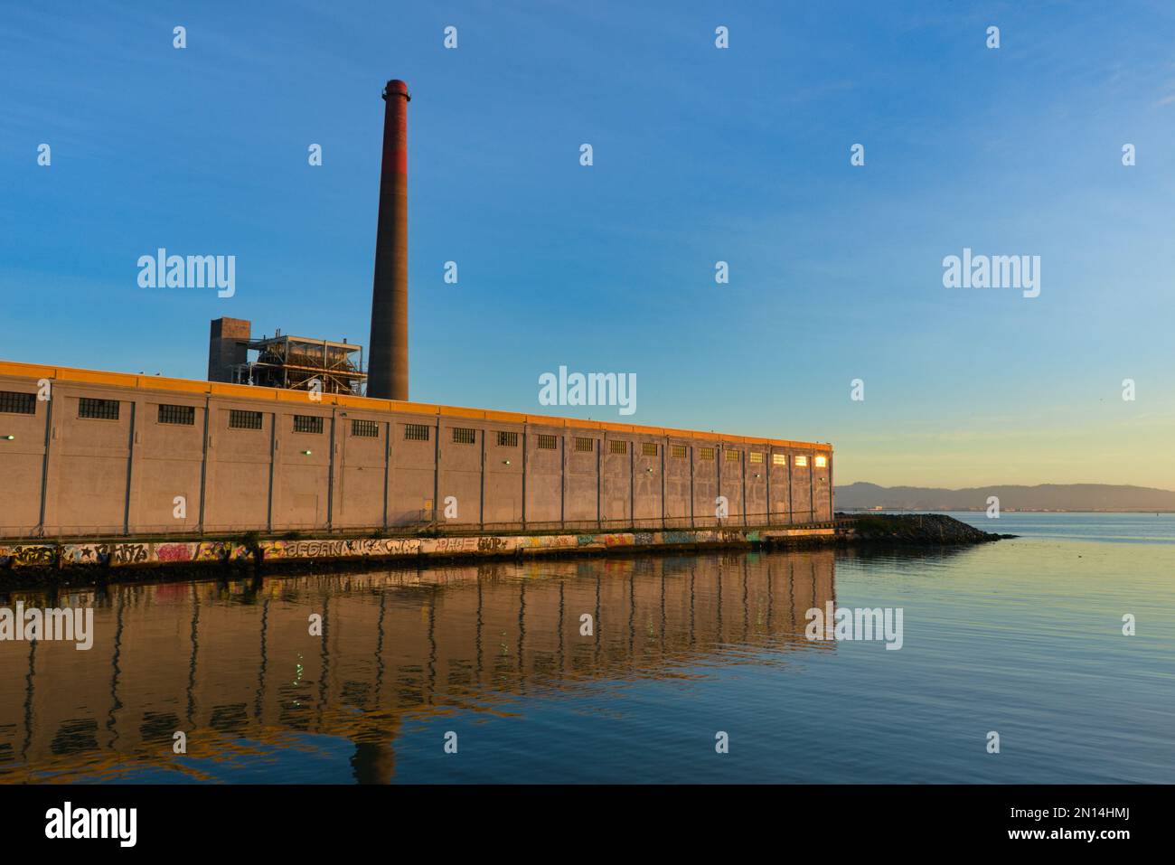 DHL Express Service Point on waterfront of San Francisco Bay. San ...