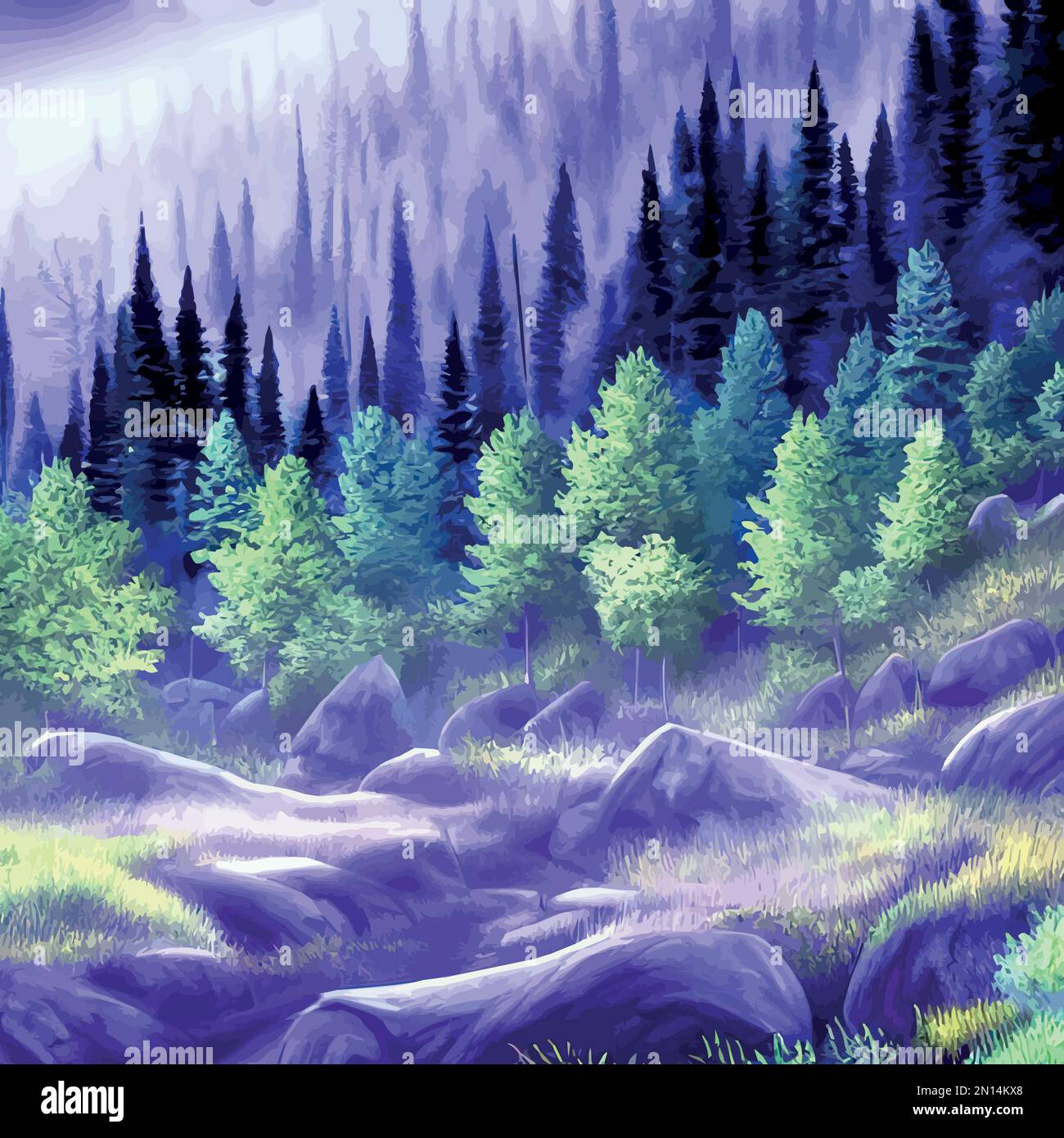 Alpine fauna Stock Vector Images - Alamy