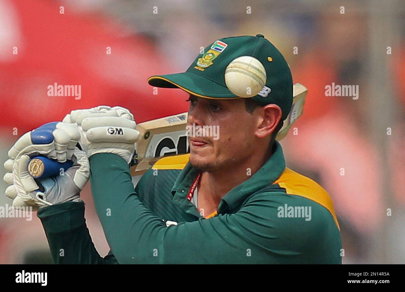 South Africa’s Quinton de Kock bats during the final one-day ...