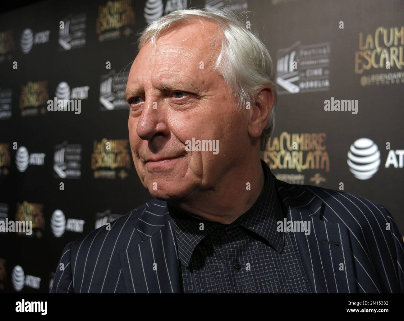 British filmmaker Peter Greenaway poses for a portrait on the red ...