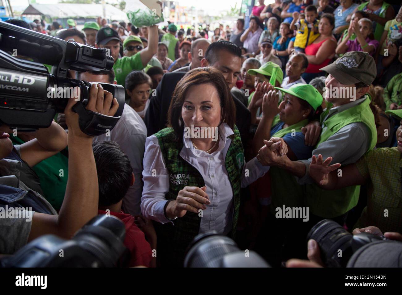 Former first lady Sandra Torres, who's running for president with the ...