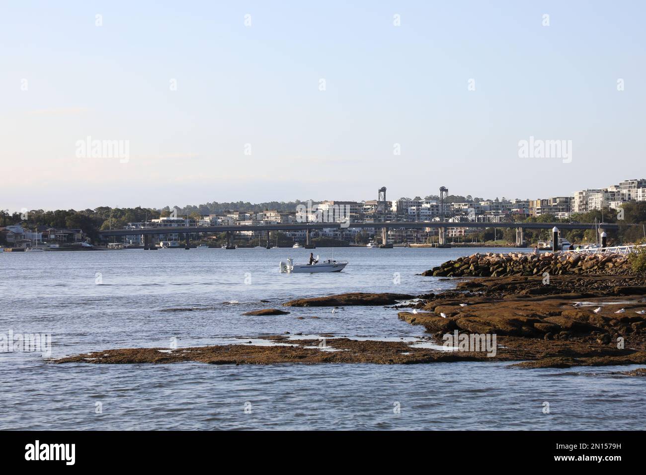 Ryde Bridge (A3) which connects the suburbs of Ryde to Rhodes over the ...