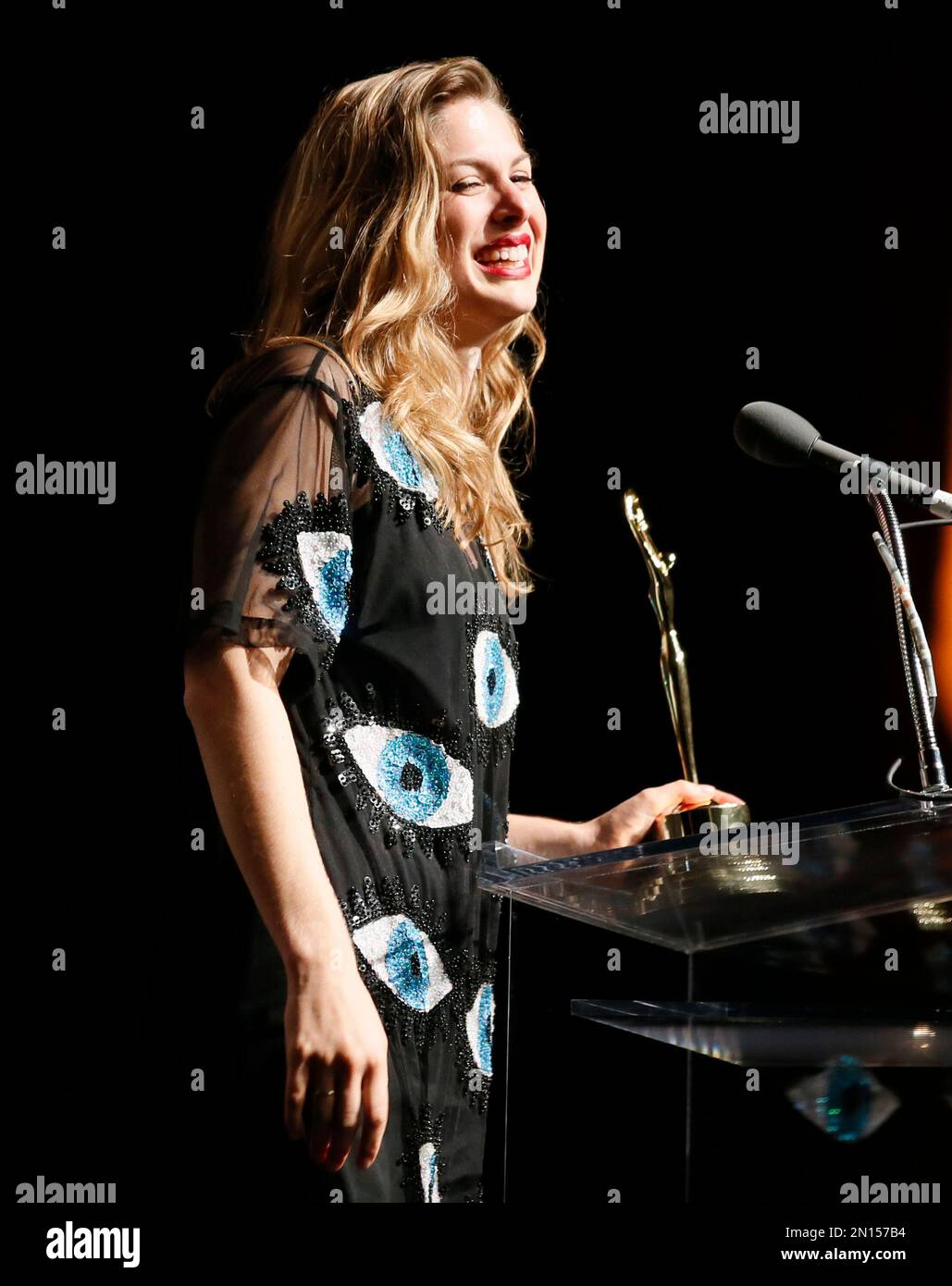 Arin Delaney, Watson DG, accepts the Theatrical: Engagement ...