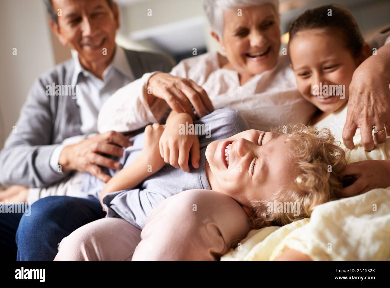 Grandparents are the best. grandparents and their two grandchildren ...