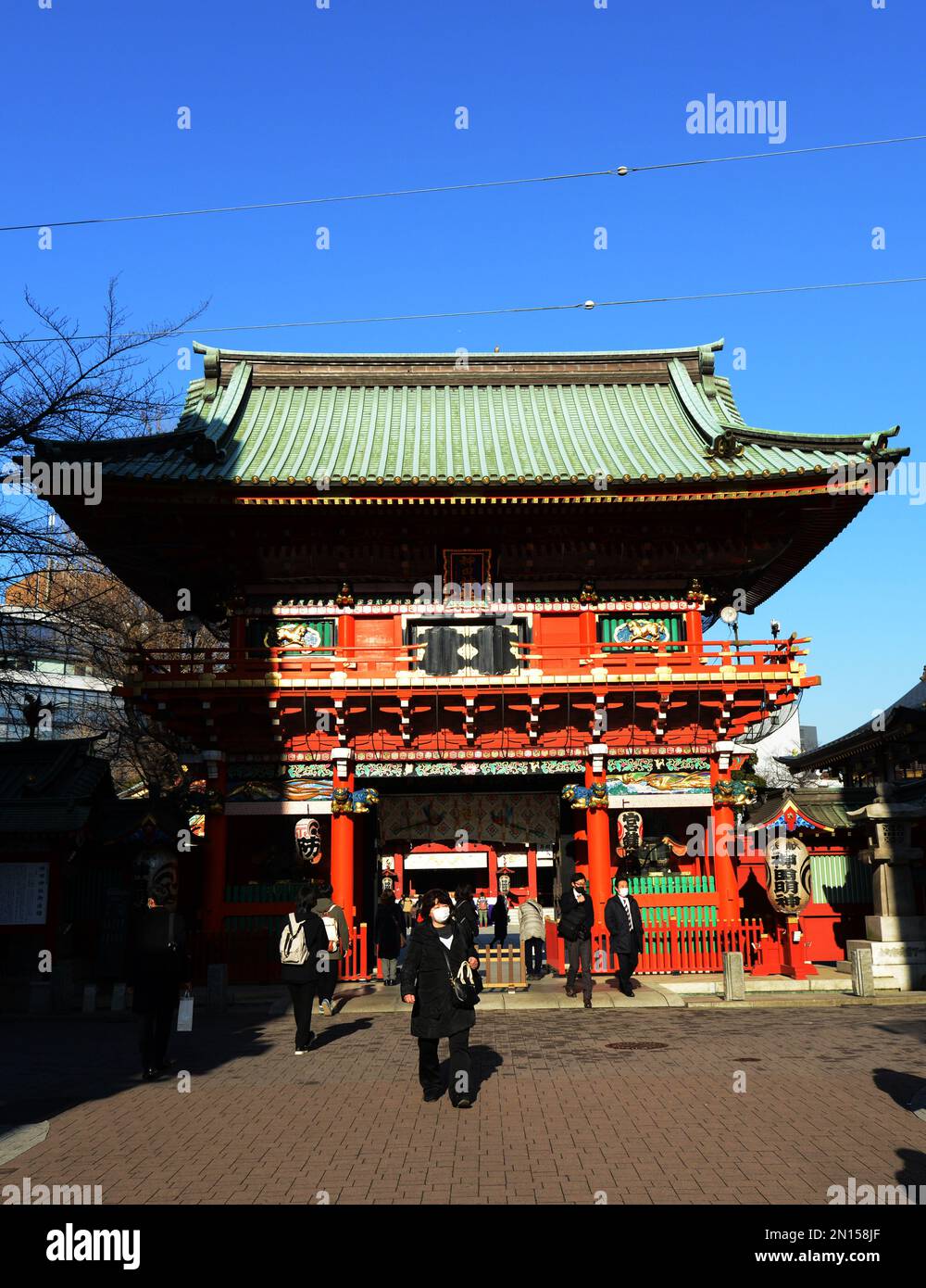 Kanda Myoujin Shrine in Akihabara, Tokyo, Japan Stock Photo - Alamy