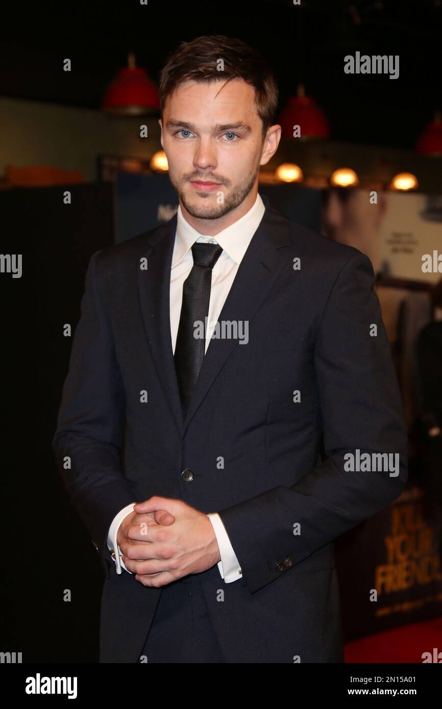 Nicholas Hoult Poses For Photographers Upon Arrival At The Uk Premiere