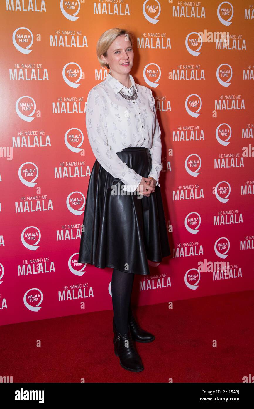 Stella Creasy MP poses for photographers upon arrival at the screening ...