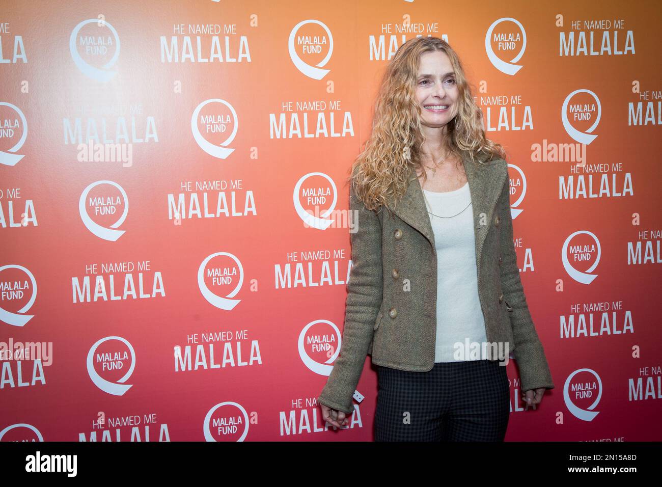 Maryam d'Abo poses for photographers upon arrival at the screening of ...