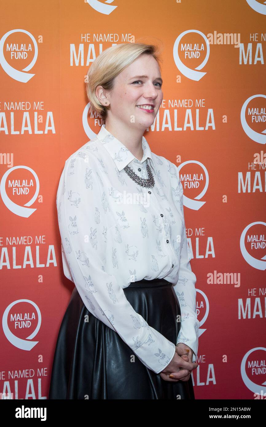 Stella Creasy MP poses for photographers upon arrival at the screening ...