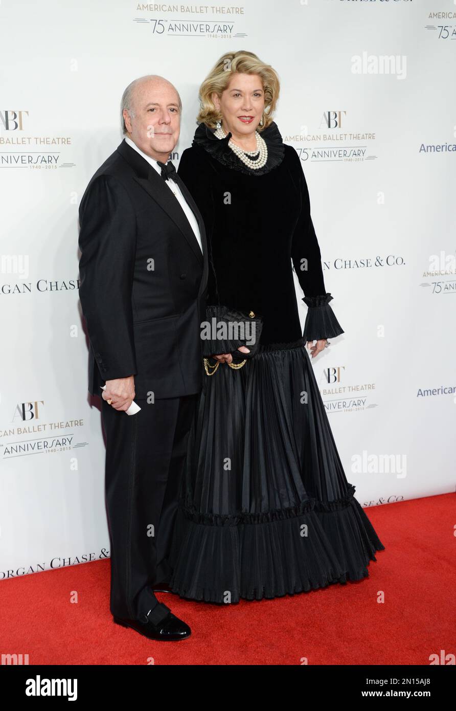 Bill Moses and Patricia Kluge attend the American Ballet Theatre's 75th ...